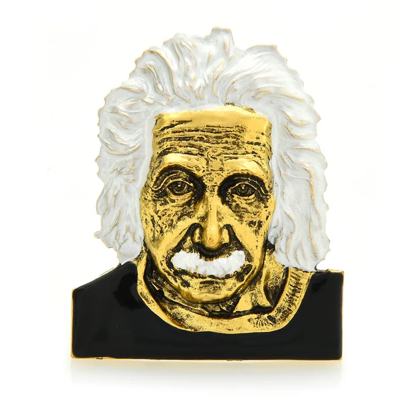 Albert Einstein Enamel Pin - The Wacky Company