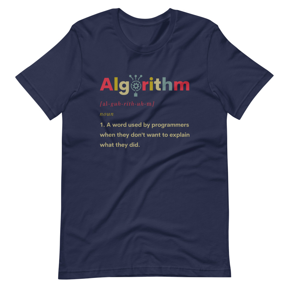 Algorithm T-Shirt - The Wacky Company