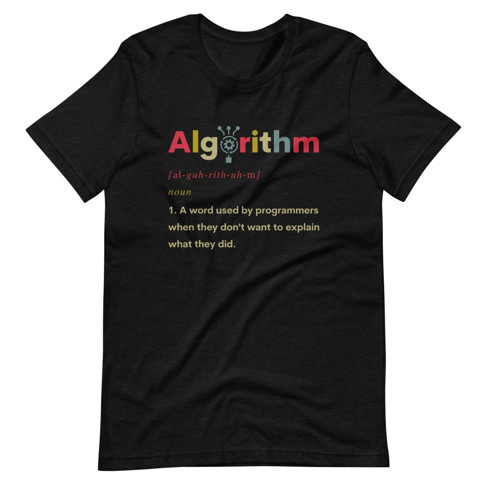 Algorithm T-Shirt - The Wacky Company