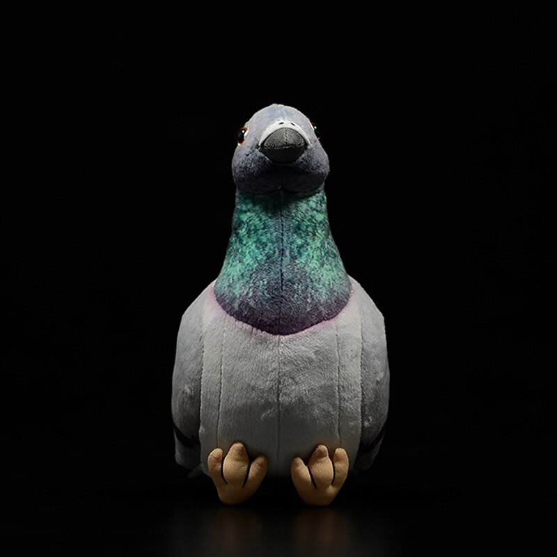 Lifelike Gray Pigeon Plush Toy - The Wacky Company