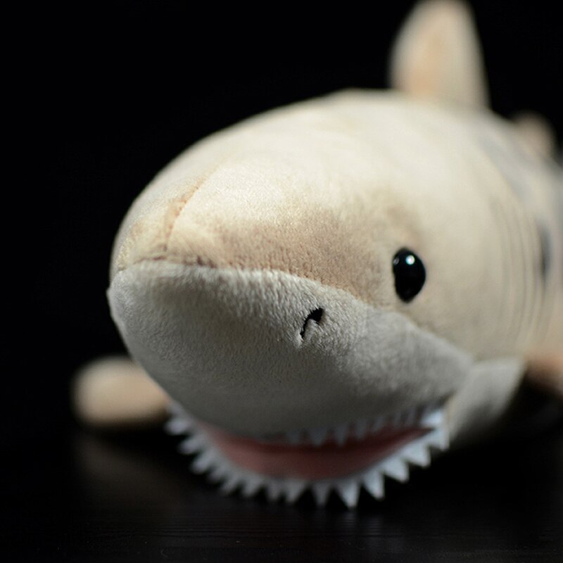 Lifelike Tiger Shark Plush Toy - The Wacky Company