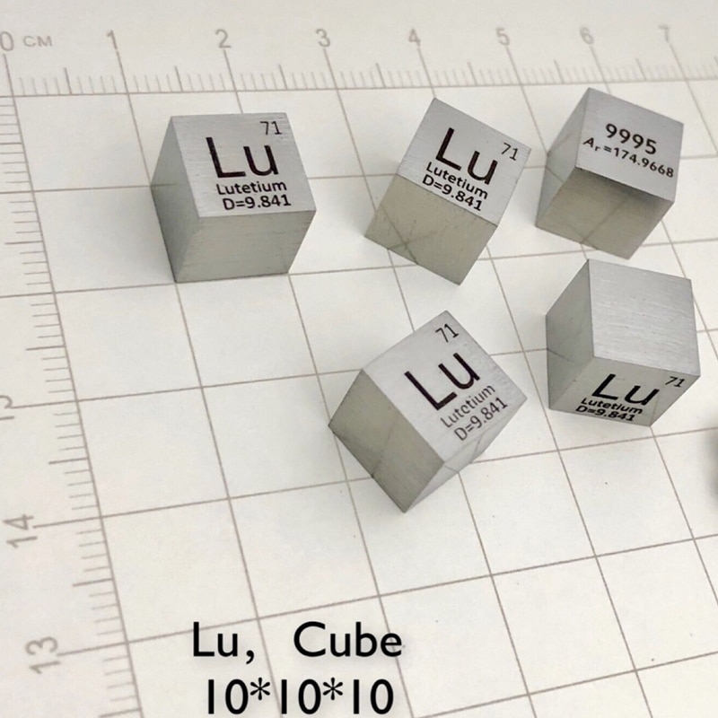 Metal Elements 10mm Cube - The Wacky Company