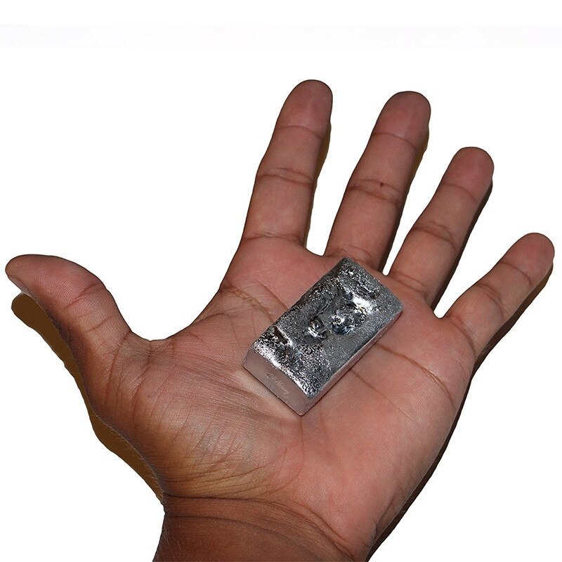 Pure Gallium Metal 99.995% - The Wacky Company